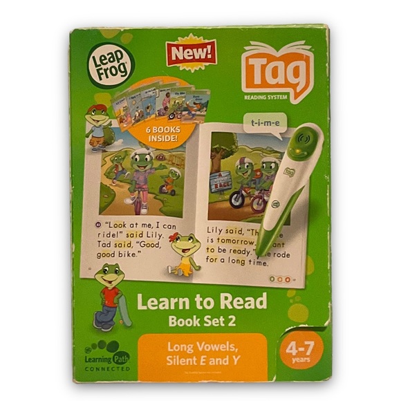 Leapfrog | Toys | Leap Frog Tag Learn To Read Book Set 2 Long Vowels ...
